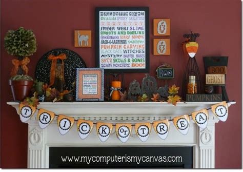 70 Great Halloween Mantel Decorating Ideas DigsDigs