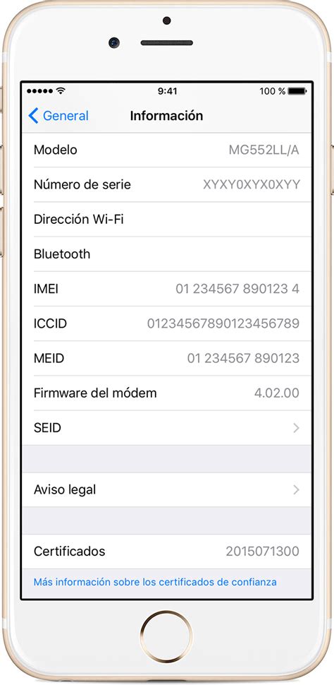Encontrar el número de serie o IMEI de tu iPhone iPad o iPod touch