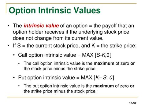 Intrinsic Value Of Put Option Quant Rl