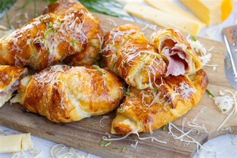 Schnelle Schinken Käse Croissants Rezept eat de