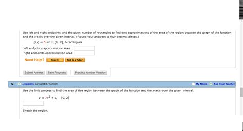 solved use left and right endpoints and the given number of