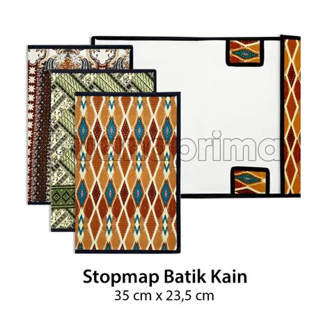 Jual Stop Map Kain Batik 35 X 23 5 Cm Folder Folio Shopee Indonesia