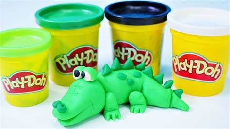 Play doh hamur oyunları Oyun hamuru ile timsah yapıyoruz YouTube