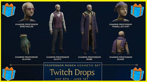 Twitch Drops REGALOS APARIENCIA COMPLETA PROFESOR Ronen Hogwarts