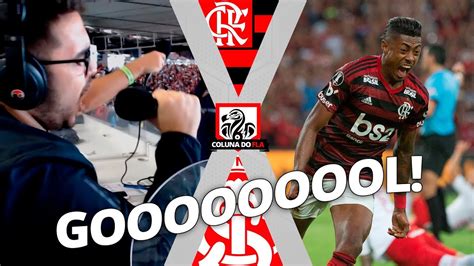 A NARRAÇÃO DOS GOLS DE FLAMENGO 2X0 INTERNACIONAL NO COLUNA DO FLA