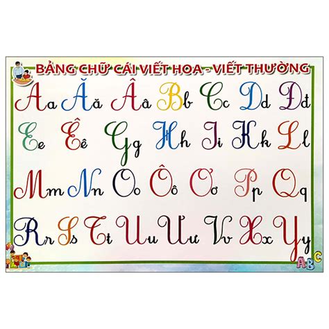 Sách Bảng Chữ Cái Viết Hoa Viết Thường FAHASA