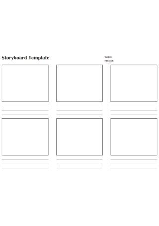 Storyboard Template Pdf Pulp