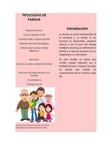Calaméo Tipologías De Familia