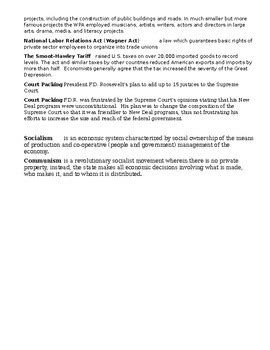 Quizlet Blooket Ready Us History Fl Eoc Key Terms Great Depression