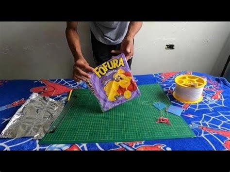 Como fazer Uma Pipa de Sacola Plástico Salgadinho claytonartepipas