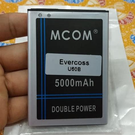 Jual Baterai Evercross U50B Double Power Mcom 5000mah Battery Battle