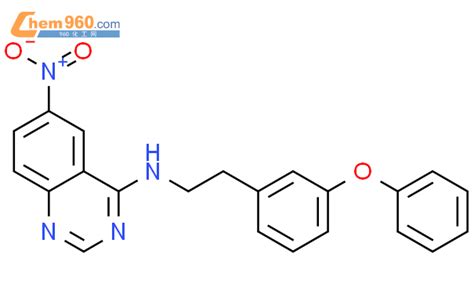 663597 17 9 4 Quinazolinamine 6 Nitro N 2 3 Phenoxyphenyl Ethyl CAS