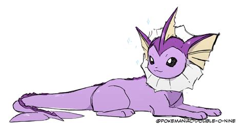 Vaporeon Pokemon Drawn By Do Bessa Danbooru