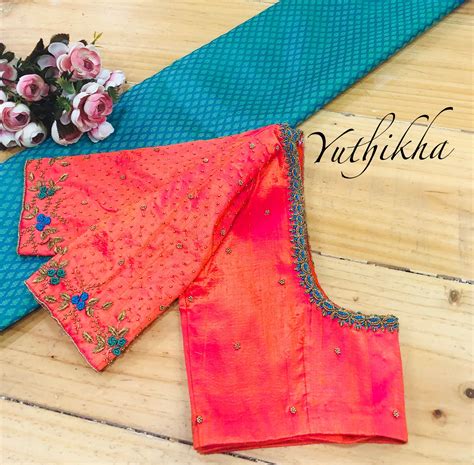 Embroidery Simple Designs For Blouse Embroidery