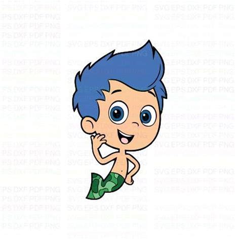 Gil Bubble Guppies Svg Dxf Eps Pdf Png Cricut Cutting File Etsy