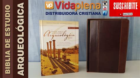 Biblia de Estudio ARQUEOLÓGICA versión NVI Review de VIDA PLENA