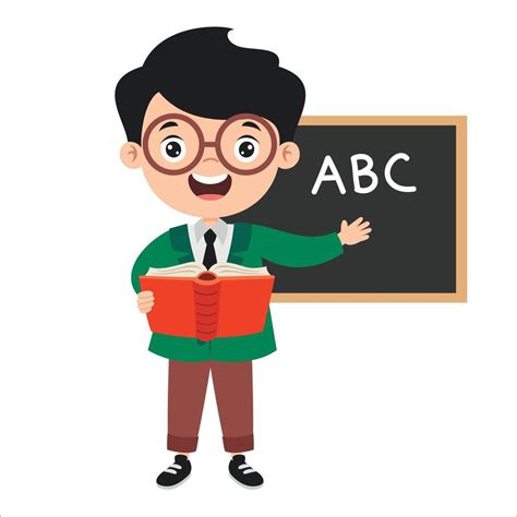 Cartoon Drawing Of A Teacher 5519978 Vector Art At Vecteezy