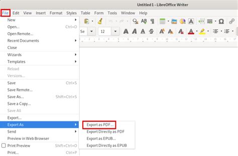 how to create and edit pdf files in debian 10 vitux