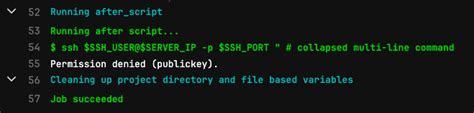 GitLab CI CD Permission Denied Publickey Stack Overflow