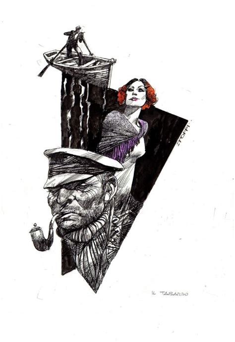 Sergio Toppi Il Tabarro In Jack Napier S Sergio Toppi Comic Art
