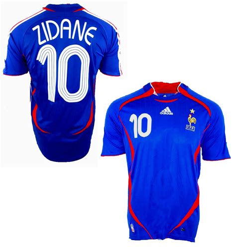 Adidas Frankreich Trikot 10 Zinedine Zidane WM 2006 Herren XS S M L XL