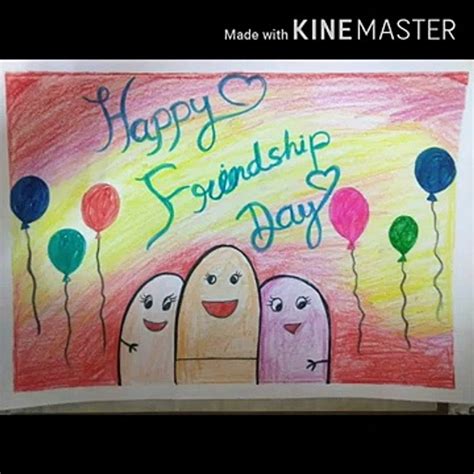 Easy Friendship Drawings
