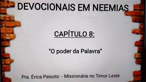 Panorama Bíblico Antigo Testamento Livro de Neemias Estudo
