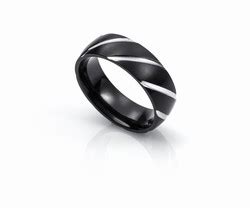 Anillo de hombre en acero Ip negro Viceroy Miralles Arévalo Joyeros