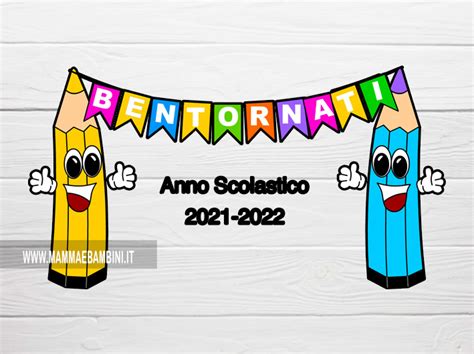Disegno Anno Scolastico 2021 2022 Mamma E Bambini