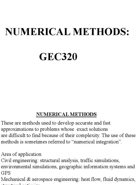gec320 1 pdf pdf finite difference interpolation