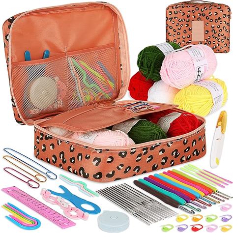 Coopay Crochet Hooks Set Crochet Kits For Beginners Adults Includes