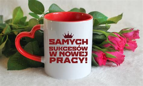 Kubek prezent dla kolegi koleżanki na pożegnanie odejście z pracy