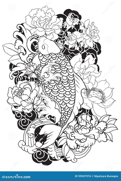 Japanese Water Lily Tattoo Designs