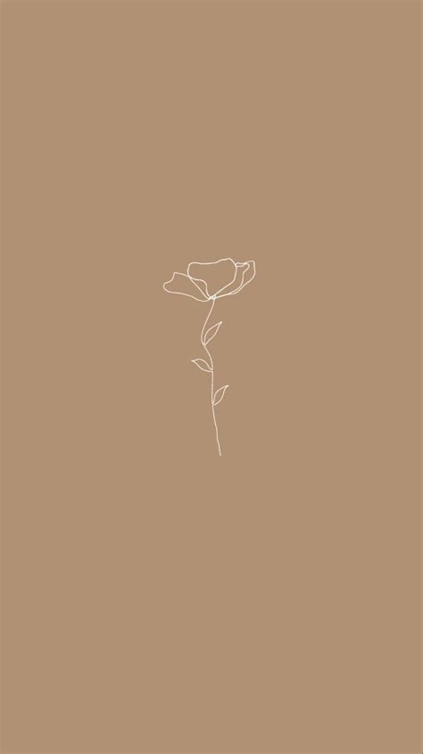 Neutral Flower Background Made By Shannon Shaw Plain Wallpaper