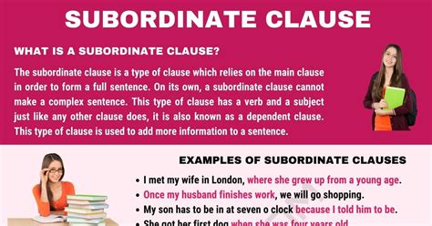 Subordinate Clause Definition And Examples 7ESL