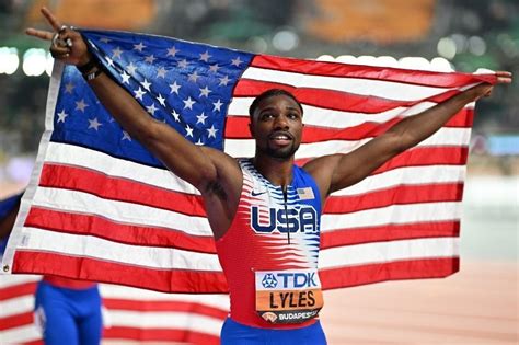 Athlétisme Noah Lyles ne dit pas non a une participation au relais