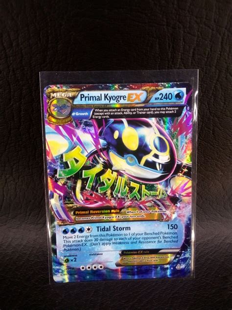 PRIMAL KYOGRE EX 55 160 2014 ULTRA RARE PRIMAL CLASH Pokemon CARD