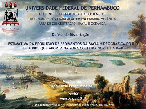 PPT UNIVERSIDADE FEDERAL DE PERNAMBUCO CENTRO DE TECNOLOGIA E GEOCI