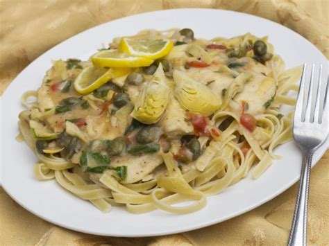 Chicken Piccata With Artichokes Recipe CDKitchen