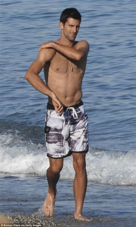 Novak Djokovic Shirtless As He Relaxes In Marbella 1 Week Before