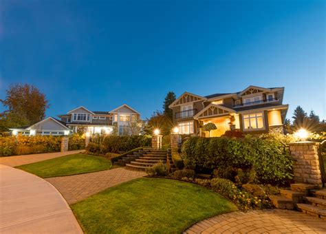 Houses Mansion Lawn Shrubs Night Design HD Wallpaper Rare Gallery