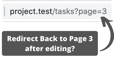 Laravel Redirect Back With All Previous Parameters Youtube