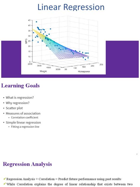 simple linear regression pdf linear regression coefficient of determination