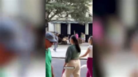 Vídeo mostra briga pauladas e facadas em plena Rua XV de Novembro