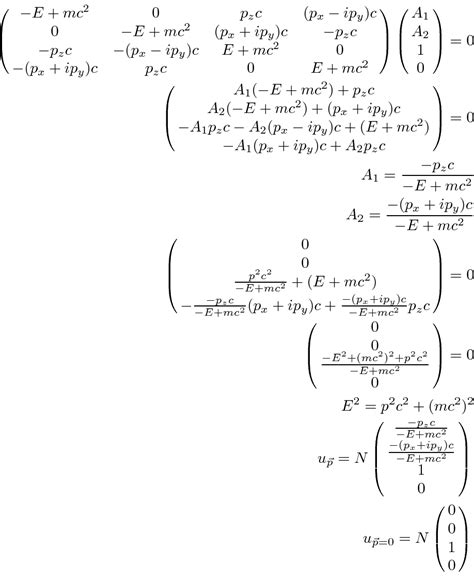 dirac plane wave solution