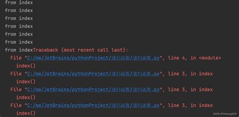 python 递归函数及应用 defindex csdn博客