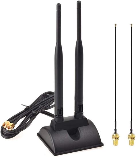Eightwood Wifi E Antenne Wlan Signal Verst Rker Tri Band Magnetic Base
