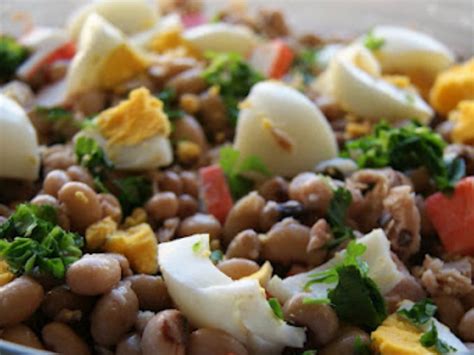Agenda dos Sabores Salada de feijão frade e atum