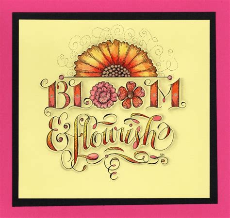 Bloom And Flourish LOGO SCAN 2023 Calligraphy Crush Magazine