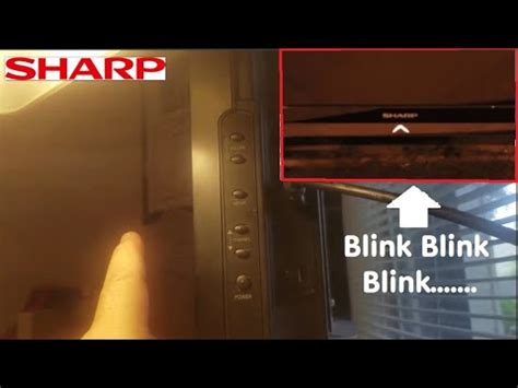Fix Sharp TV Front Logo Light Blinking Fast Then Slow Wont Turn On